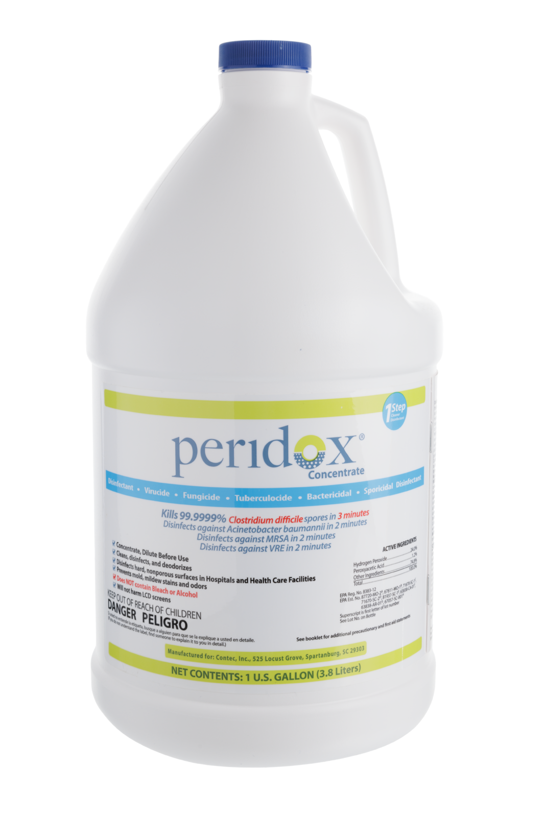 PeridoxRTU® Sporicide, Disinfectant and Cleaner | Contec Cleanroom